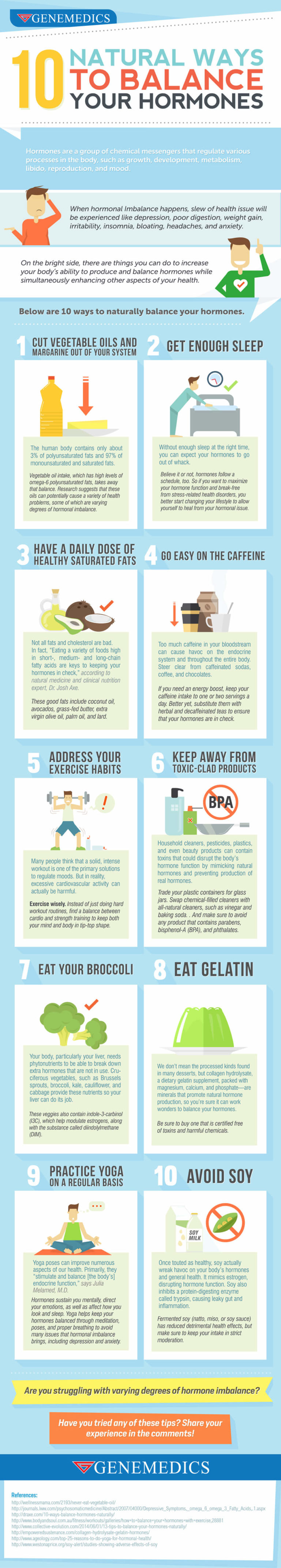 10 Natural Ways to Balance Your Hormones In USA - Genemedics